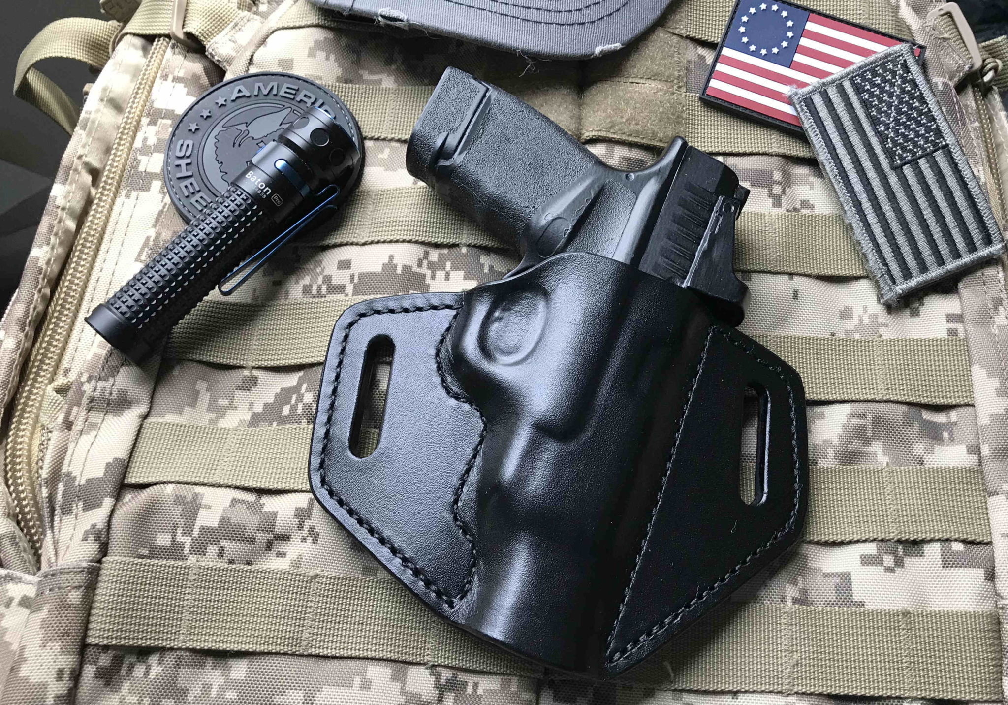 Springfield Hellcat RDP, Rapid Defense Package, Holster, Leather OWB ...