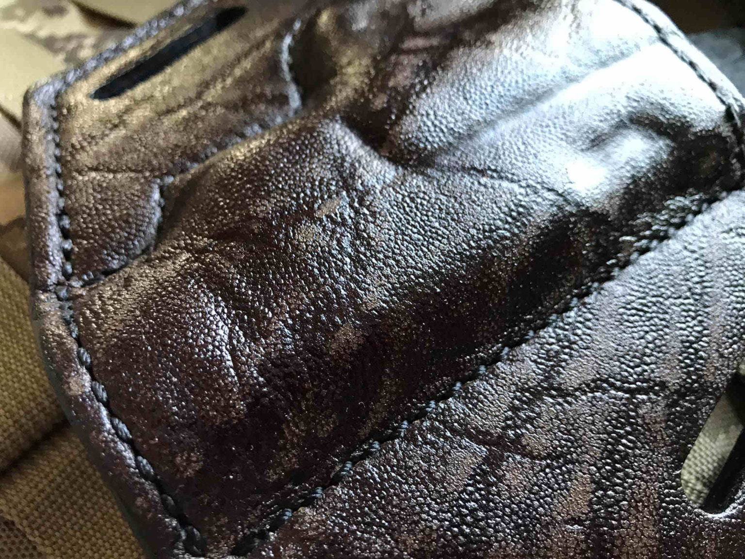 Springfield Hellcat RDP Leather Holster Elephant Embossed Rapid Defense ...