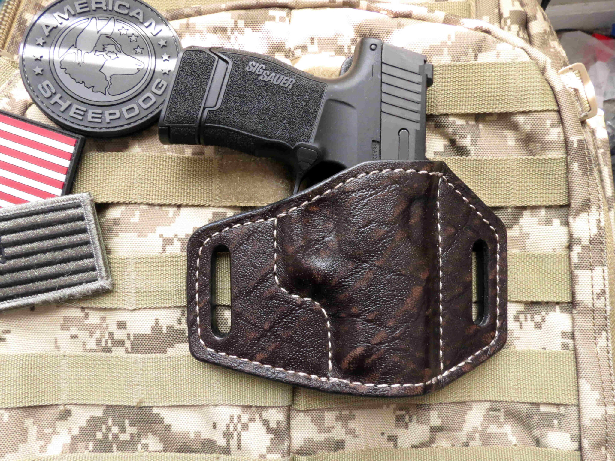 Sig Sauer P365 XL Vertical Holster cut to fit Romeo Zero Red Dot, with ...