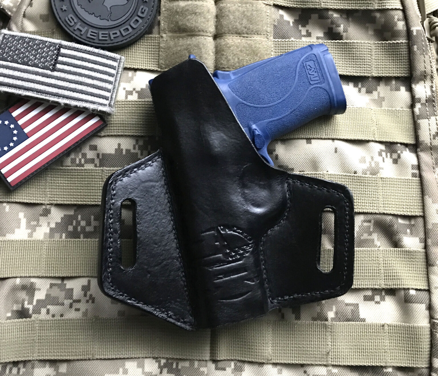 Smith & Wesson Equalizer 9mm, Also fits EZ 9mm,, Leather Holster ...