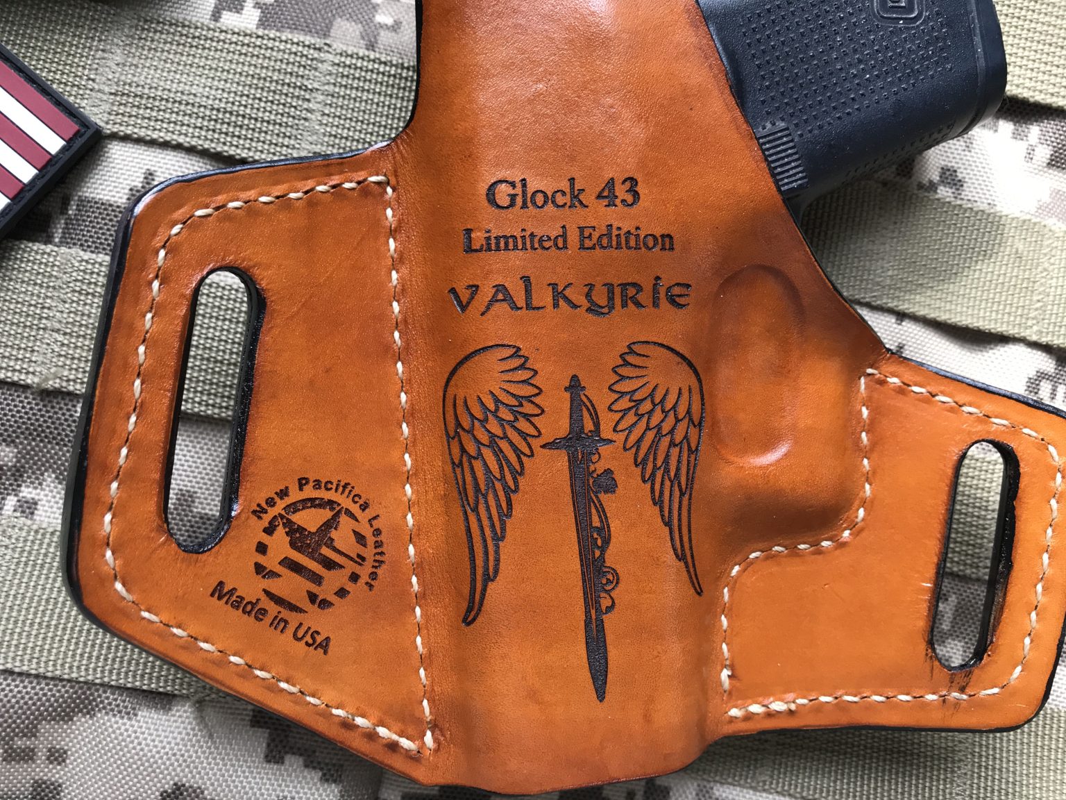Custom Laser Engraved Valkyrie Holster, Custom Engraving Available ...