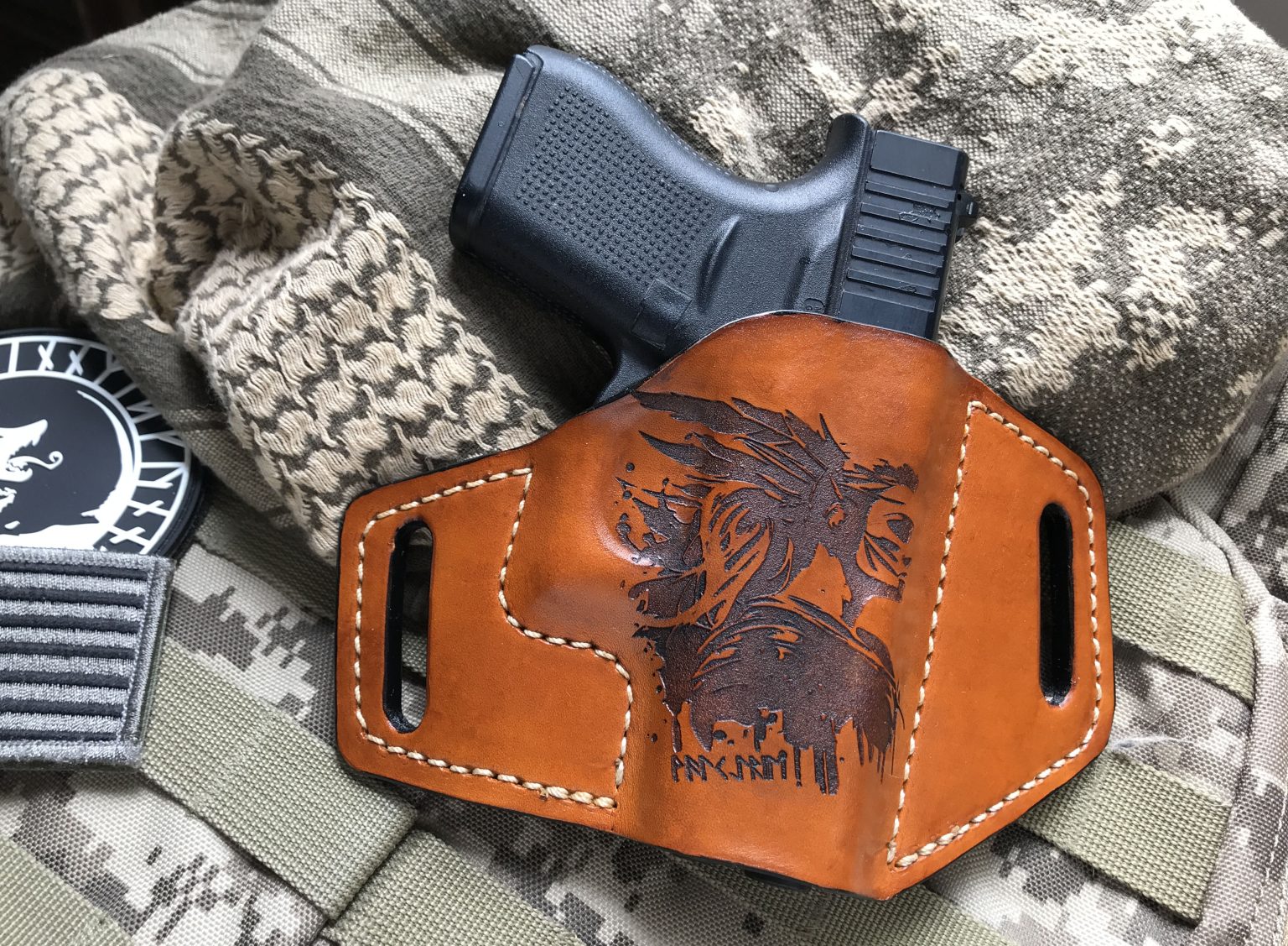 Custom Laser Engraved Valkyrie Holster, Custom Engraving Available ...